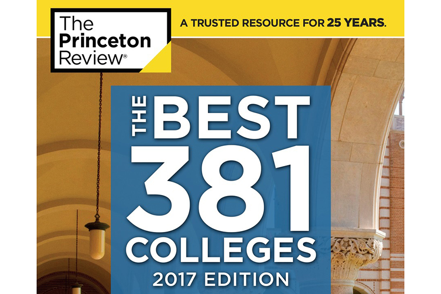 TU named a Princeton Review best college for 2017