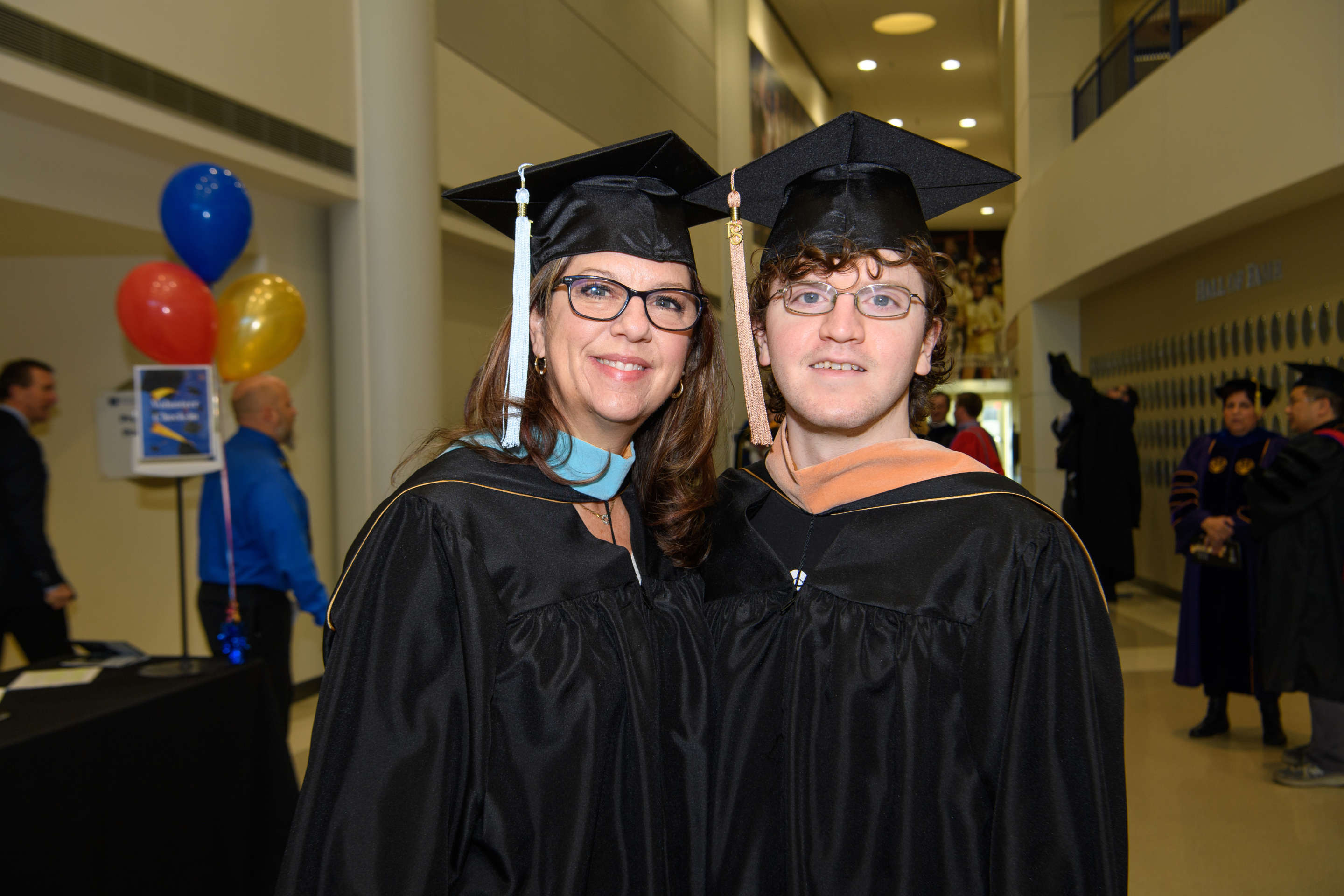 Not the Typical TU Family: Mother and Son Graduate Together