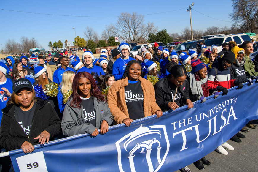 Martin Luther King Jr. parade and service project - The University of Tulsa
